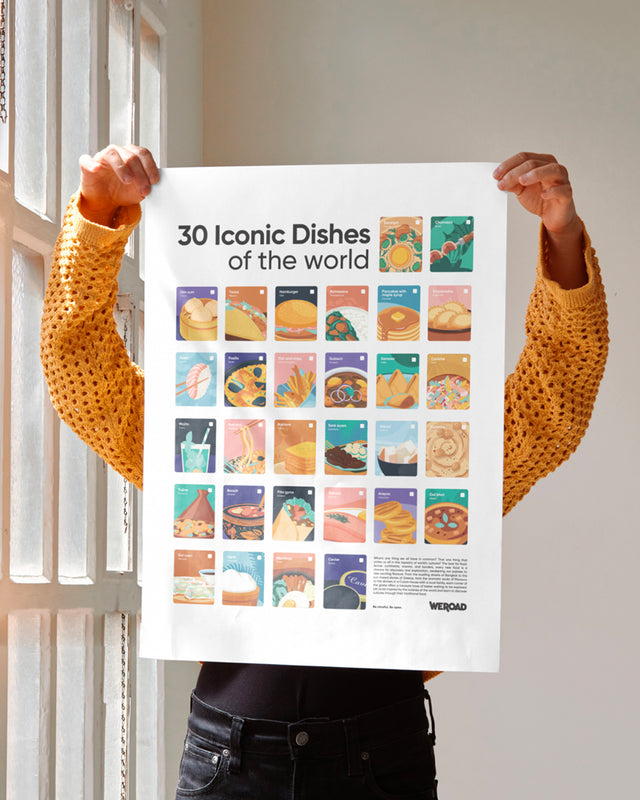 30 Iconic Food Poster – WeRoad Shop
